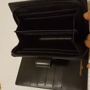 leonardo | Bags | Leonardo Cenbale Italy Black Genuine Leather Wallet ...